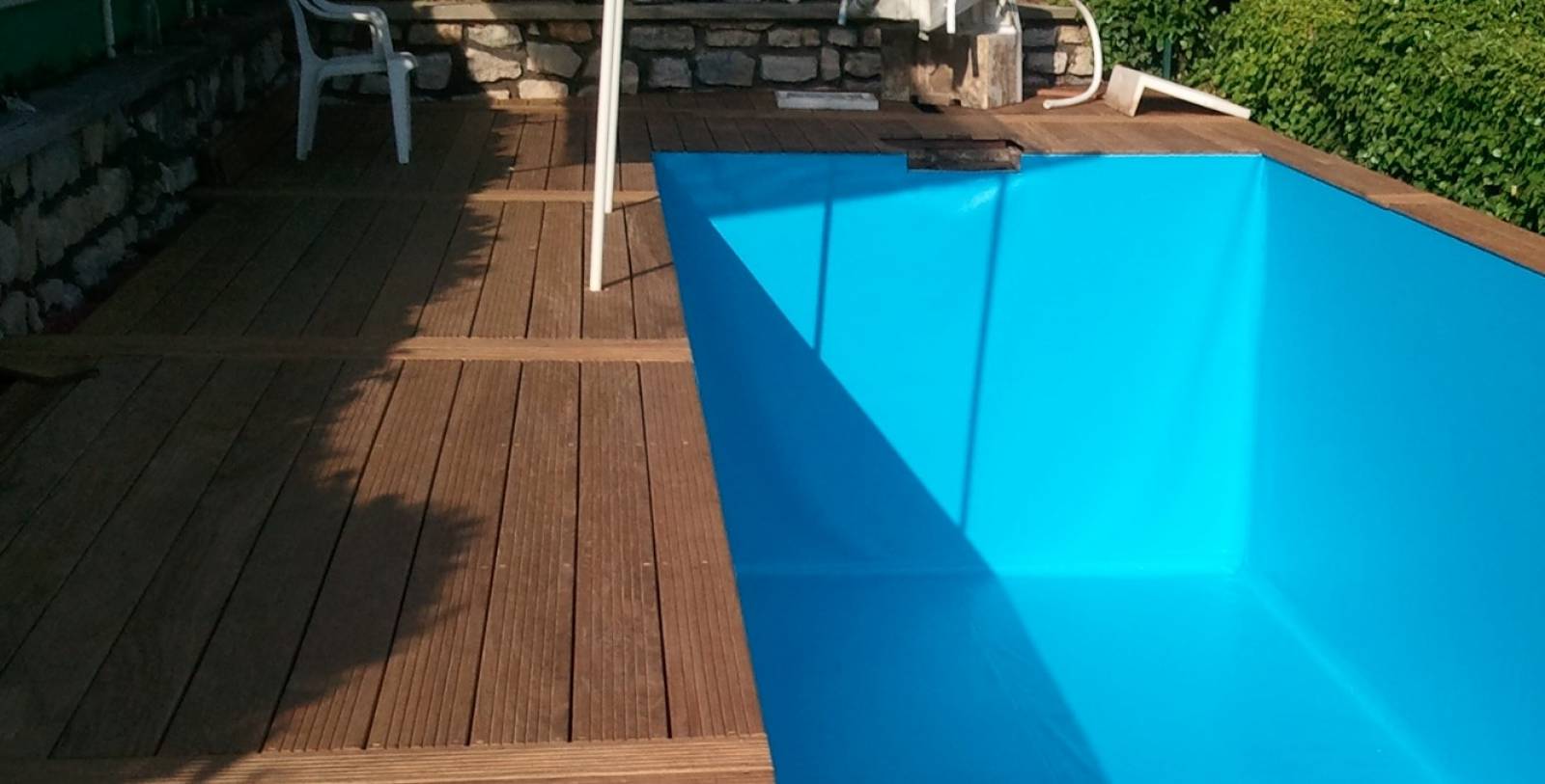 pose de pvc armé - JCE Piscines